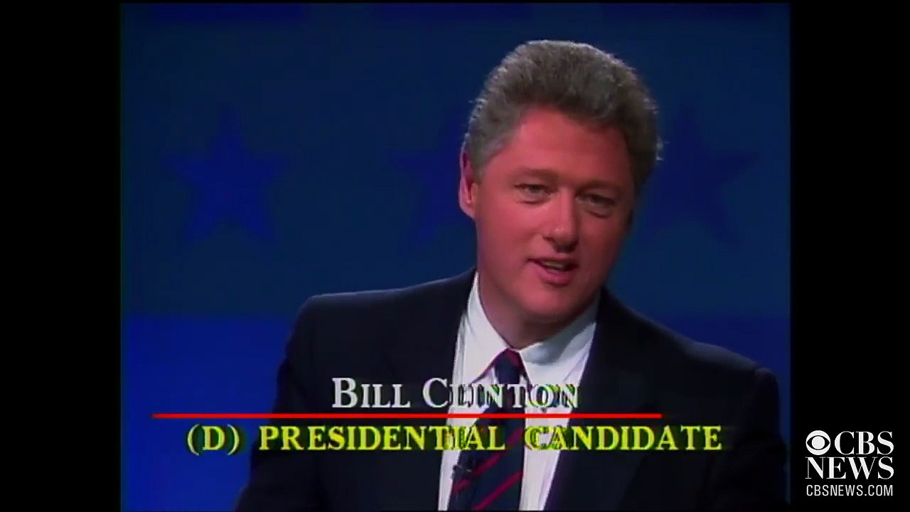 Bill Clinton, Jerry Brown trade jabs at 1992 Democratic primary debate ...