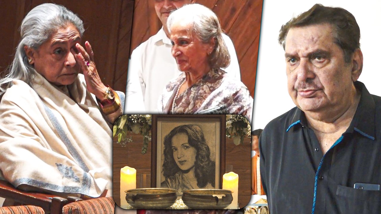Kamini Kaushal PRAYER MEET: Jaya Bachchan, Waheeda Rehman & Raza Murad ...