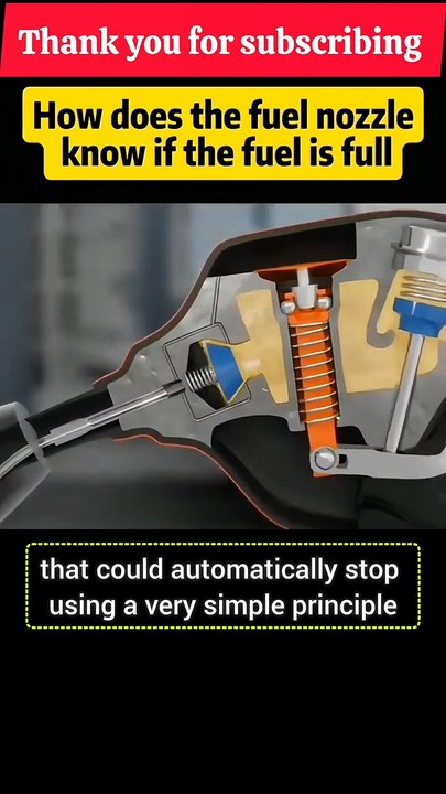 How Fuel Nozzles Automatically Stop — Genius Engineering Explained! 🚗⛽# ...