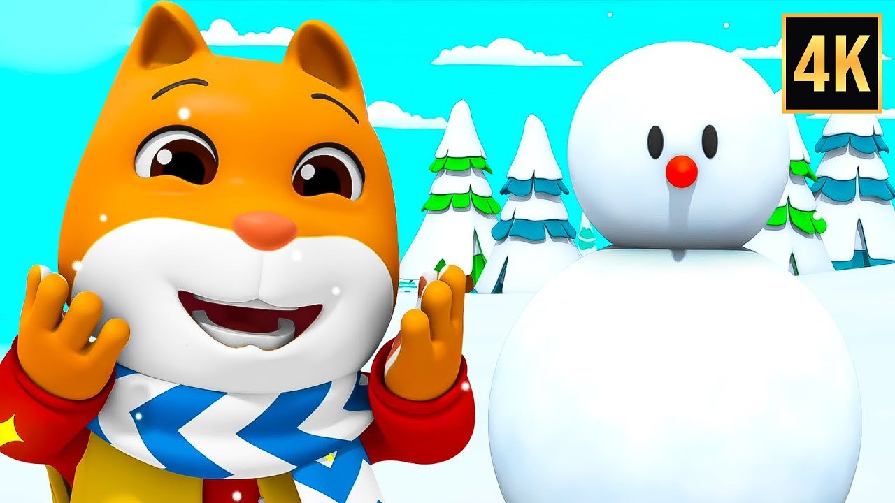 Let’s Play in the Snow | Kids Channel – Winter Fun Cartoon Videos for ...