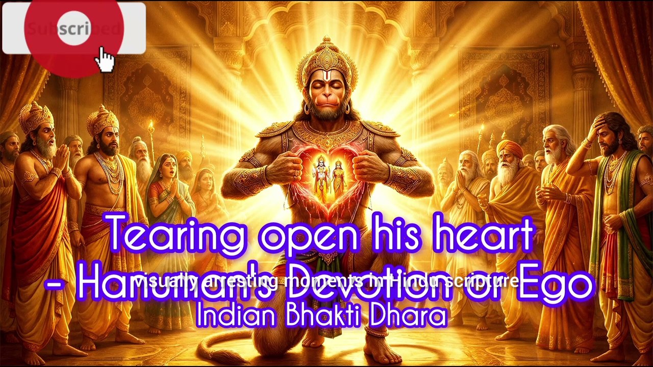 Tearing Open His Heart – Hanuman’s Devotion or Ego? | Spiritual Podcast ...