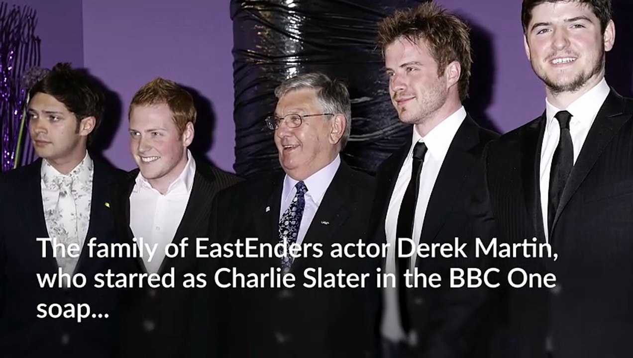 Family of EastEnders actor Derek Martin share tribute after his death ...