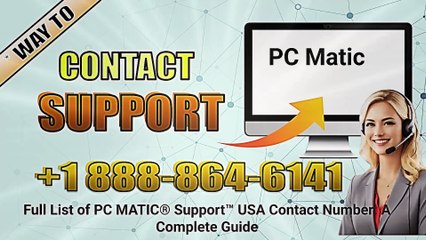 PC Matic Customer Support: Official Phone Number, by Mufesa.1800 (CA ...