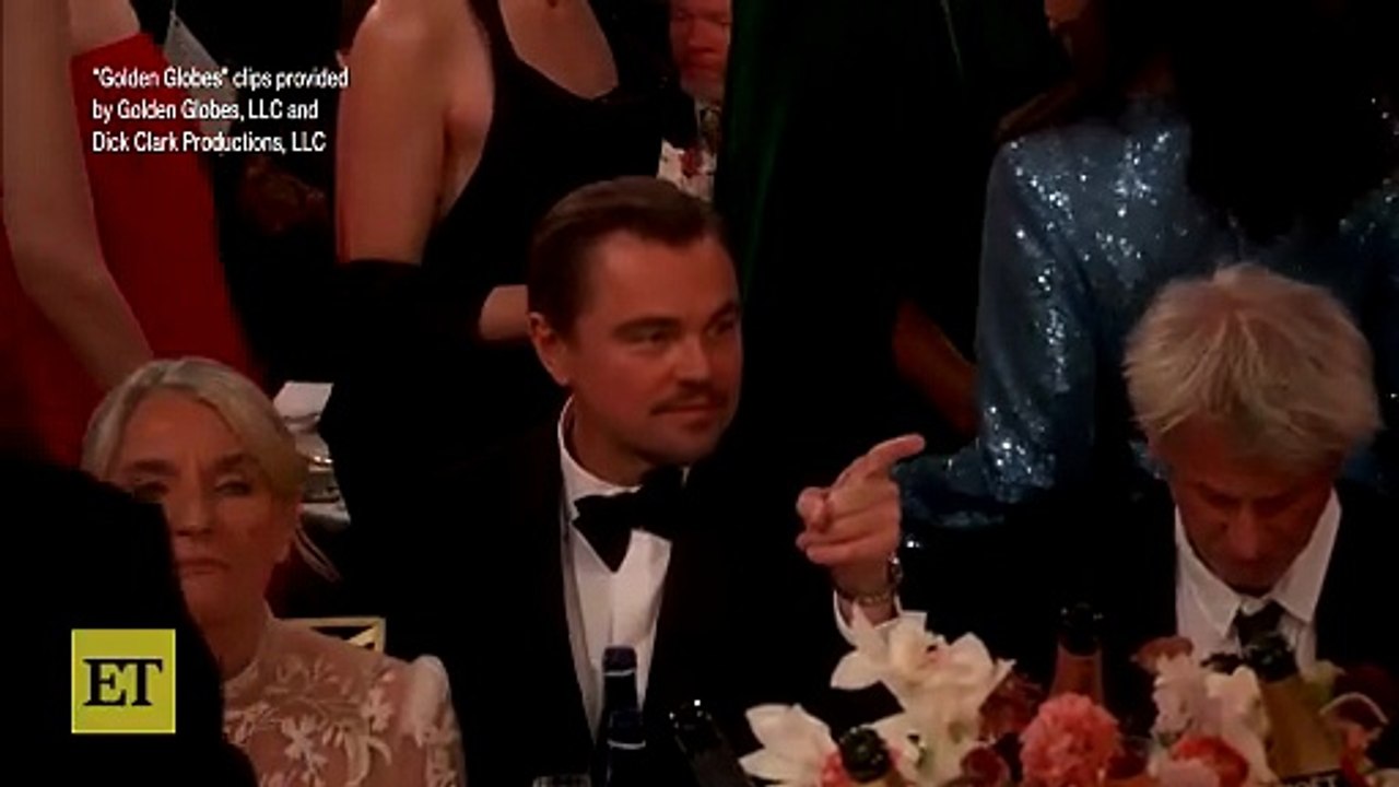 Golden Globes_ Leonardo DiCaprio Goes VIRAL for Animated KPop Moment ...