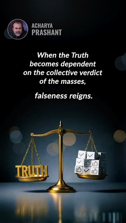 Truth vs Majority __ Acharya Prashant - video Dailymotion