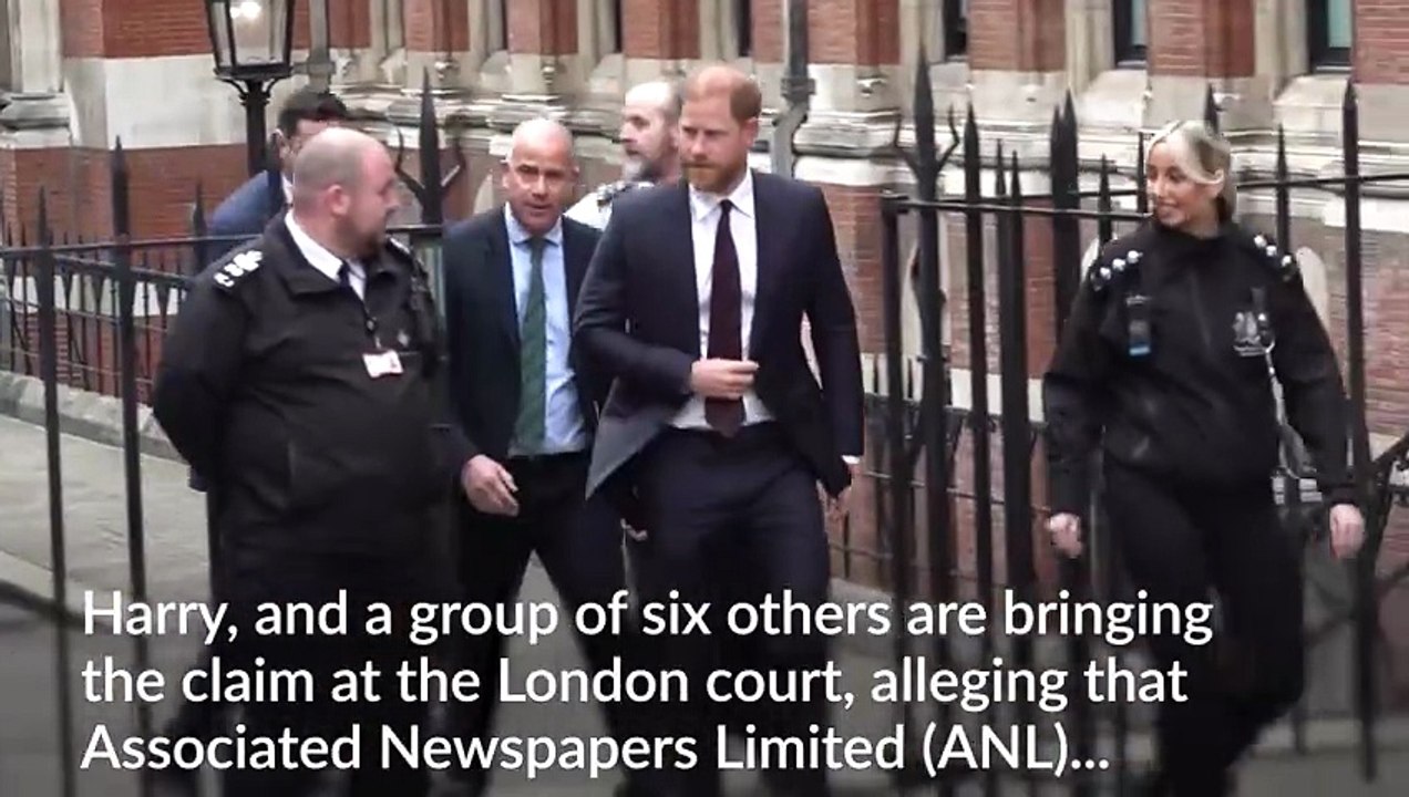 Harry expected to give evidence next week in Daily Mail legal action ...