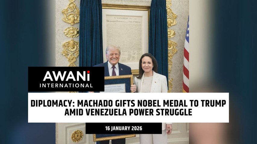 Machado gives Nobel medal to Trump as Venezuela’s future hangs in ...