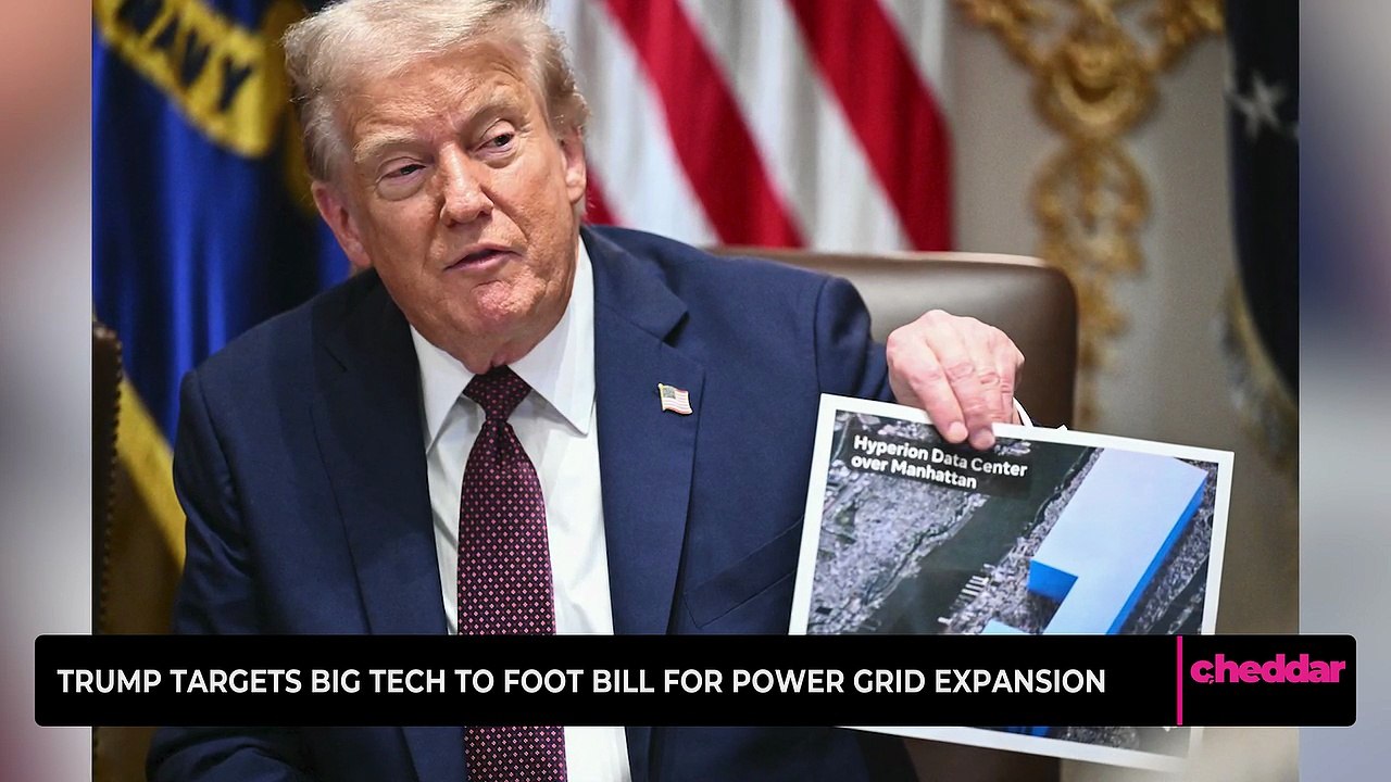 Trump Targets Big Tech to Foot Bill for Power Grid Expansion - video ...