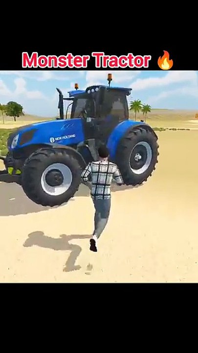 New Holland Monster Tractor Added in Indian Vehicles Simulator 3D | Big ...
