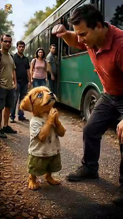 This_puppy_s_efforts_for_the_bus_people_#animahal(360p) - video Dailymotion