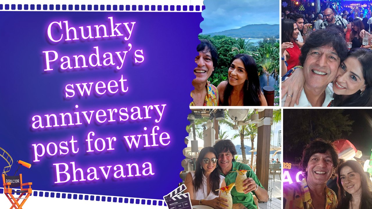 Chunky Panday celebrates wedding anniversary with wife Bhavana Pandey ...