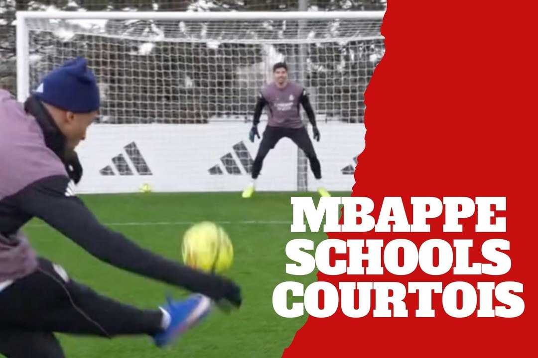Kylian Mbappé schools Thibaut Courtois with an incredible goal - Vídeo ...