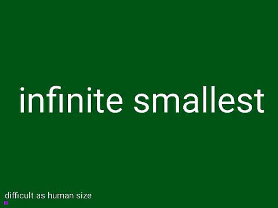 Infinite void in comparison - video Dailymotion