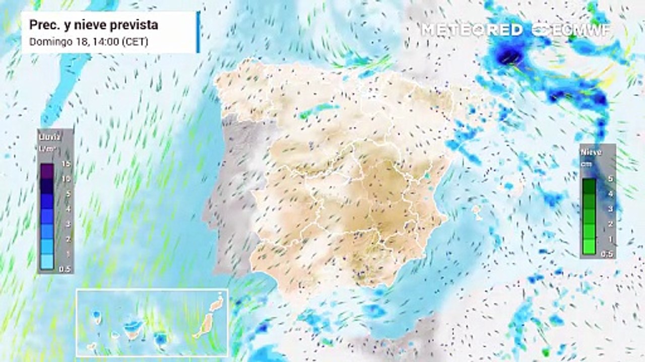 Inminente temporal Harry con lluvia y nieve - Vídeo Dailymotion