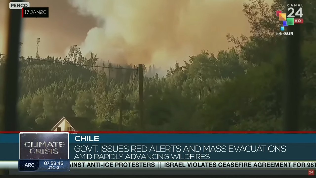 Chile: Govt. issues red alerts and mass evacuations amid rapidly ...