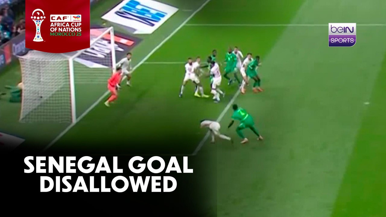Senegal goal disallowed - video Dailymotion