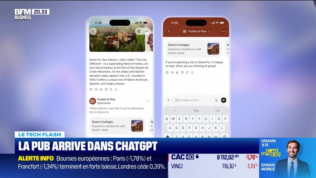 Le Tech Flash : la pub arrive dans ChatGPT par Léa Benaim - 19/01 ...