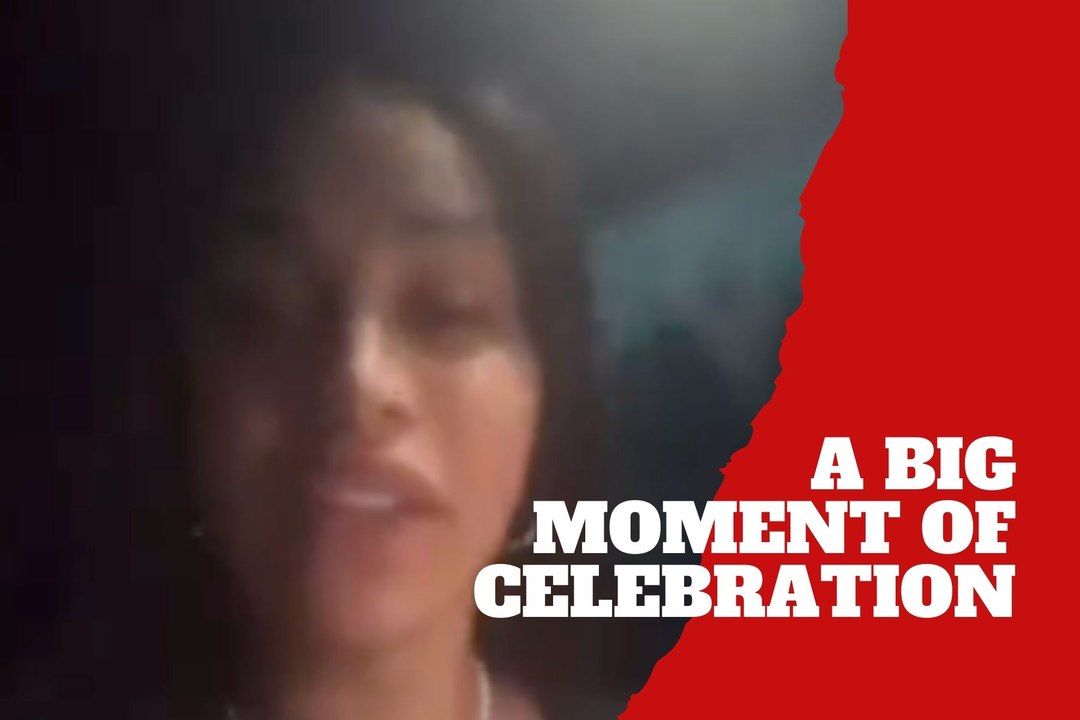 Cardi B shows her excitement after the Patriots’ thrilling Divisional ...