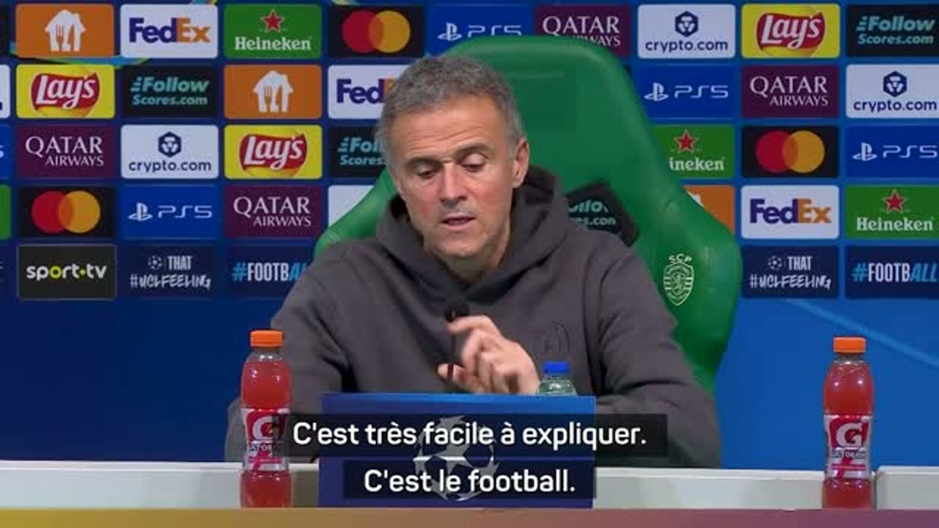 PSG - Luis Enrique : “On méritait de gagner, le football est un sport ...