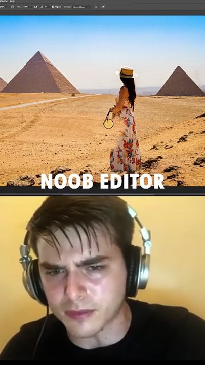 Remove People In Photoshop | Noob vs Pro Editor | Tutorial | The Edit ...