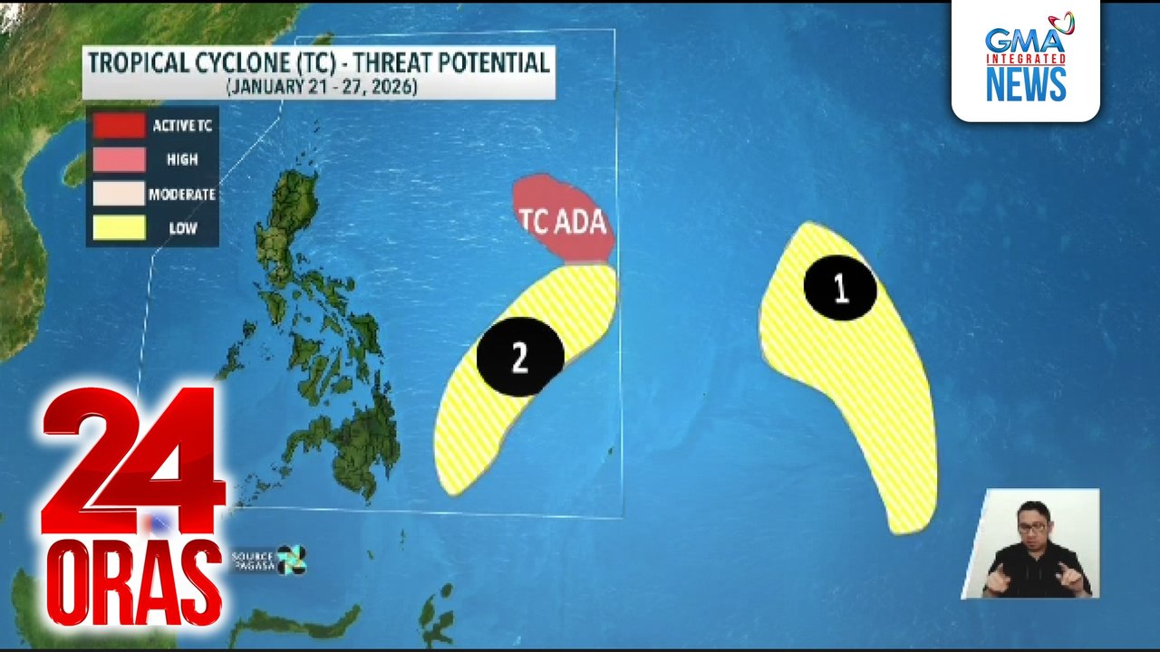 Bagyong Ada, tuluyan nang humina at naging LPA | 24 Oras - video ...