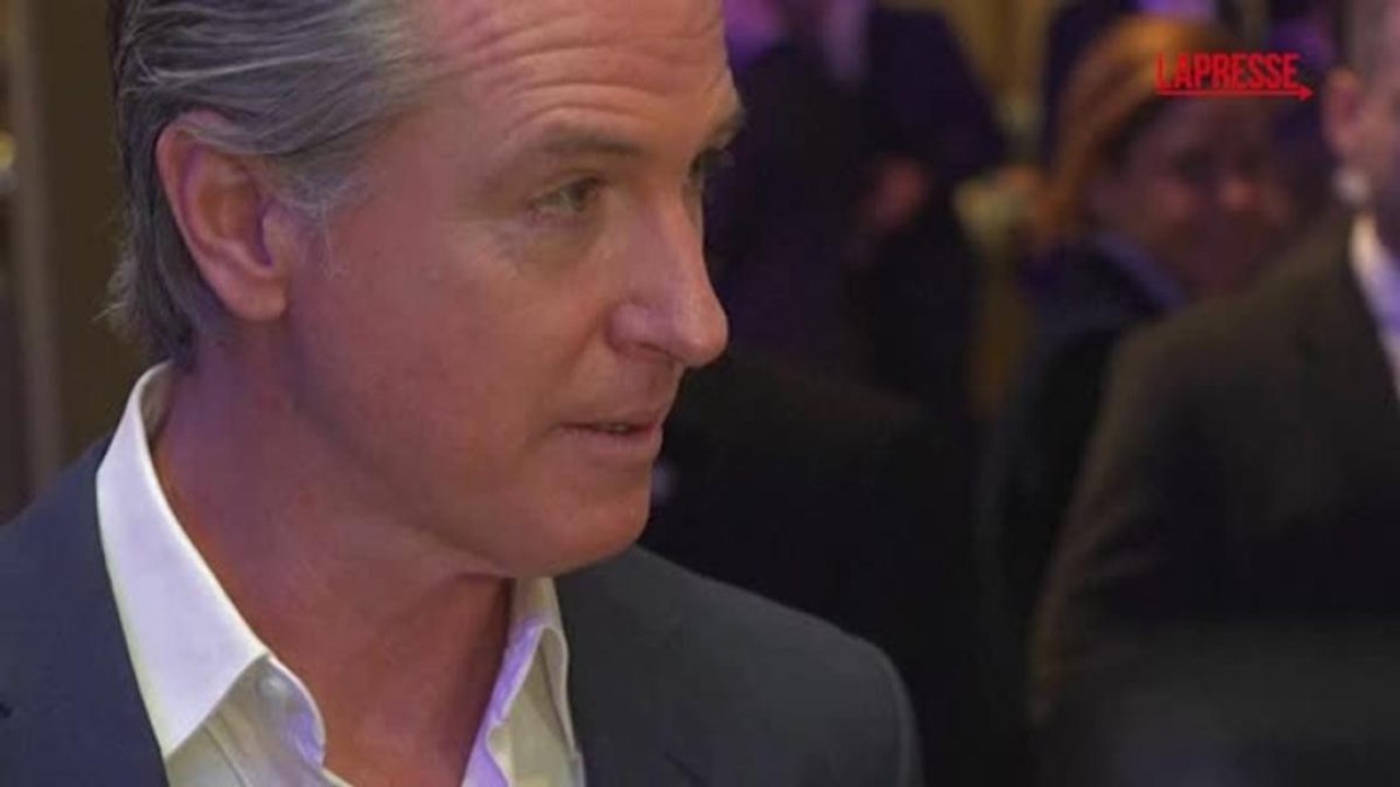 Usa, Newsom contro Trump a Davos: «Diplomazia, con lui? È un T-Rex ...