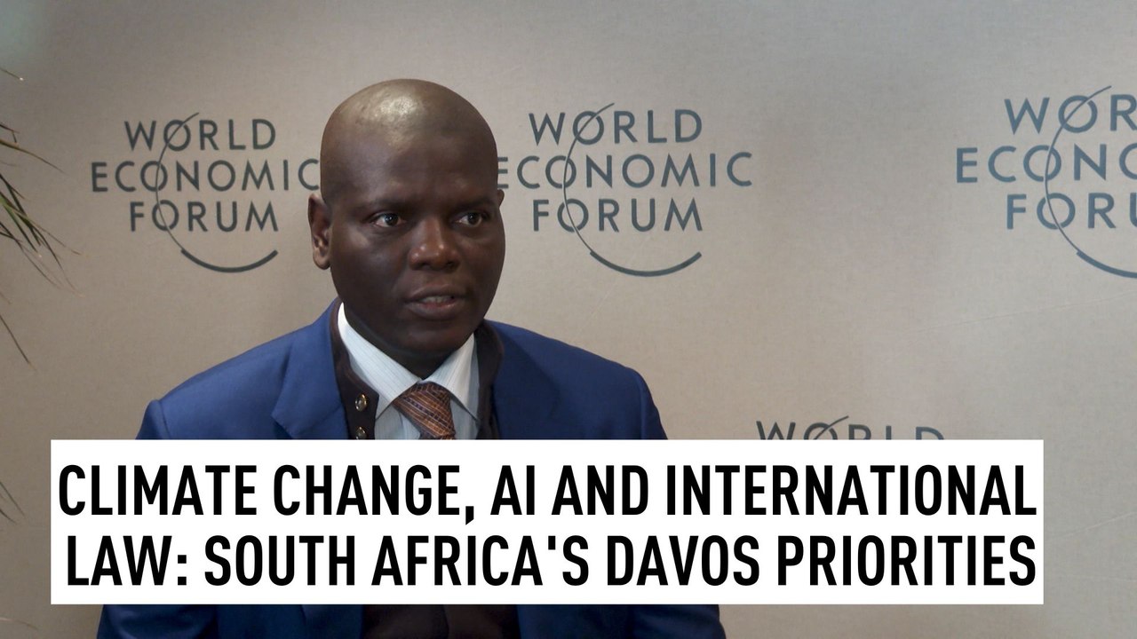Climate change, AI and international law: South Africa's Davos ...