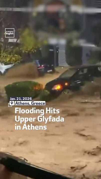 Flooding Hits Upper Glyfada In Athens - video Dailymotion