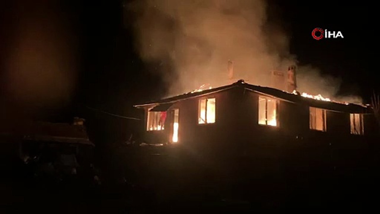 Bursa’da geceyi alevler aydınlattı - Dailymotion Video