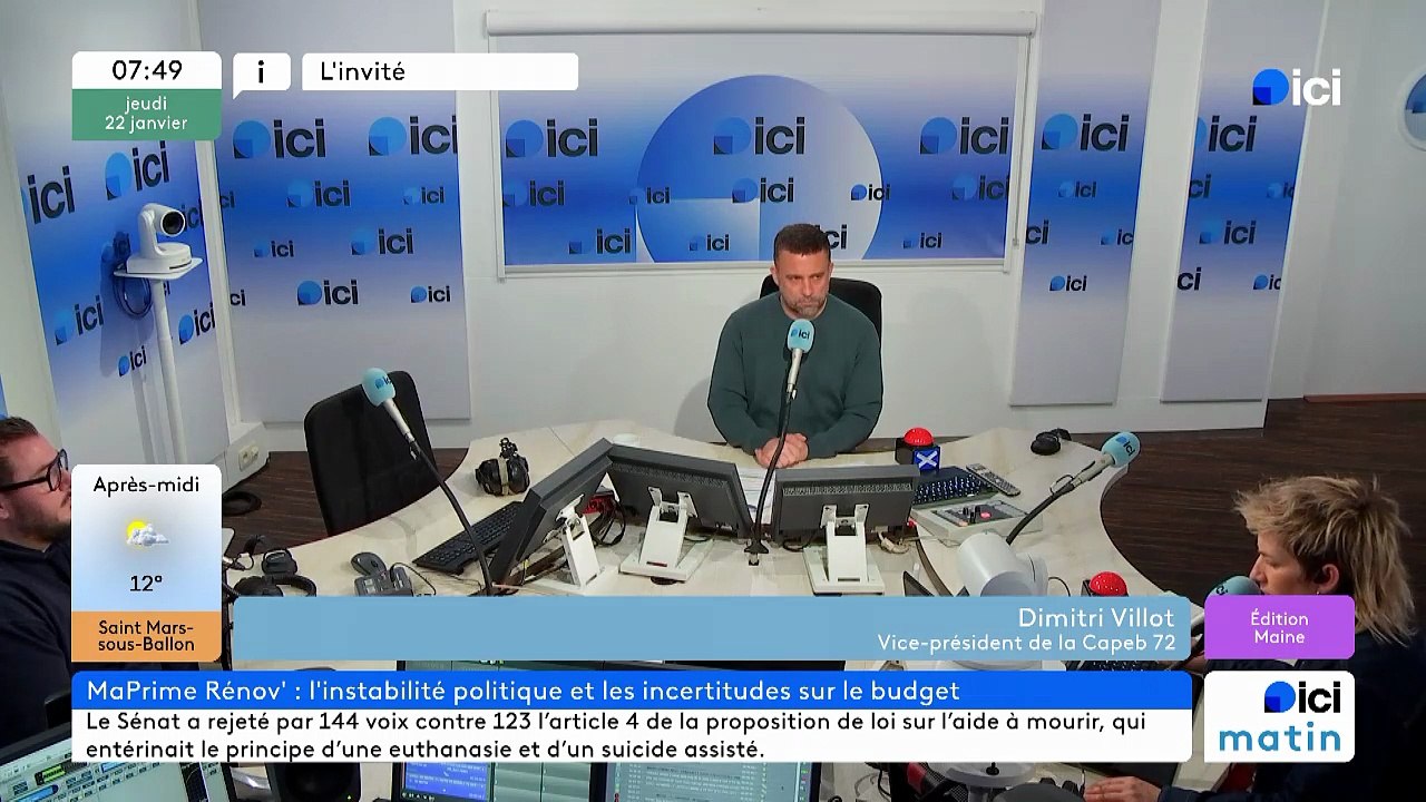 Dimitri VILLOT, vice-président de la Capeb de la Sarthe - Vidéo Dailymotion