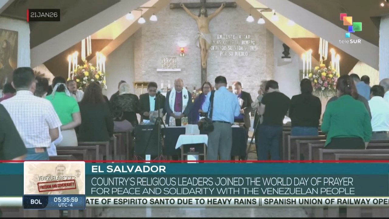 In El Salvador, prayer for peace and solidarity with the Venezuelan ...