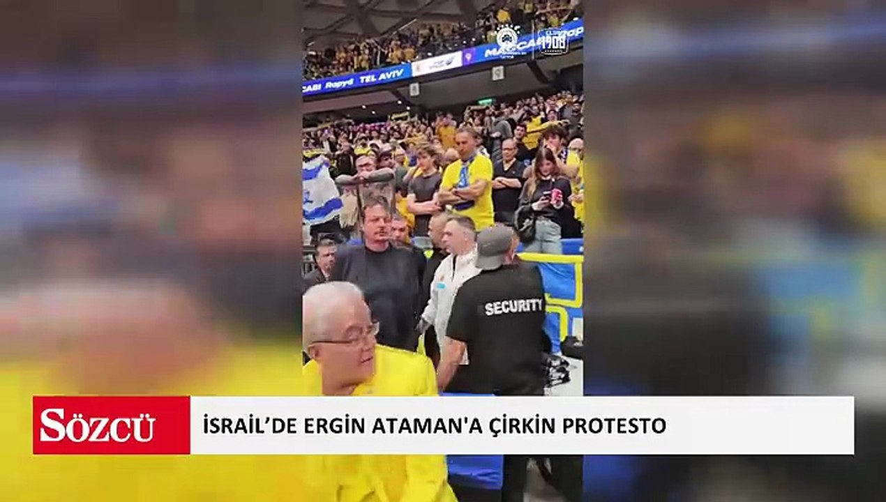 Ergin Ataman’a İsrail'de çirkin protesto! - Dailymotion Video