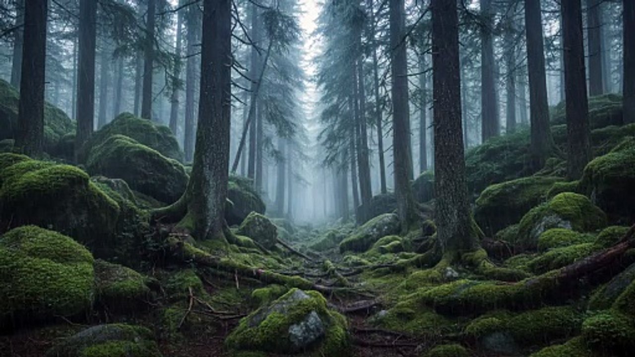 Heavy Rainforest Rain Sounds • Immersive Forest Rain Ambience (No ...