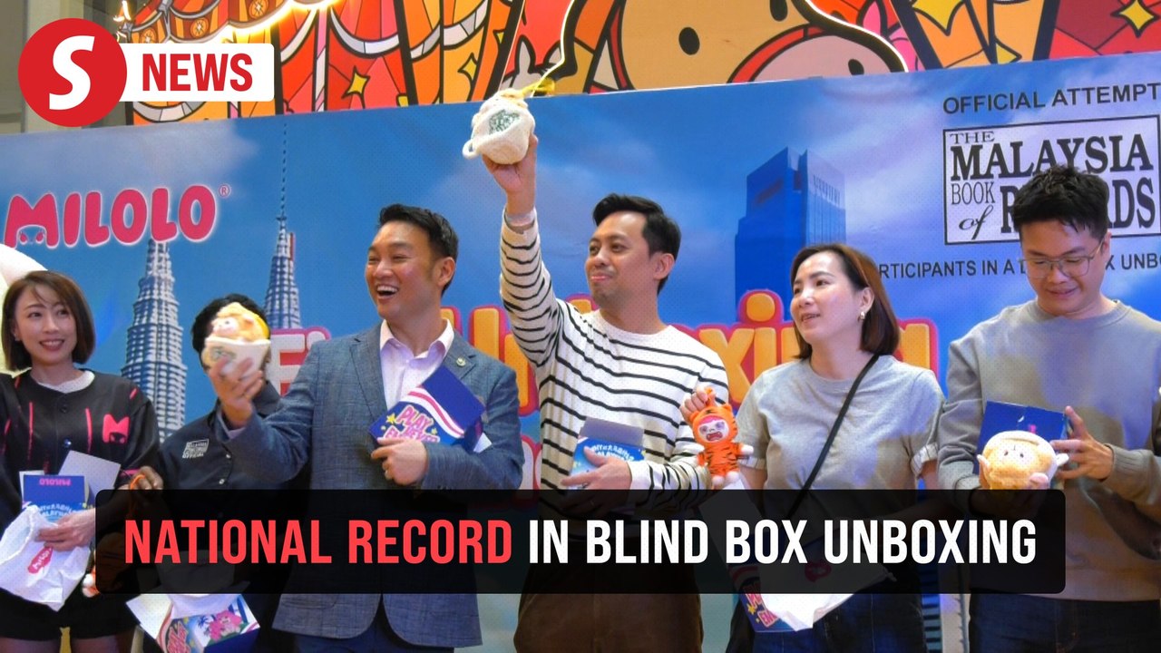 Milolo sets record with blind box event - video Dailymotion