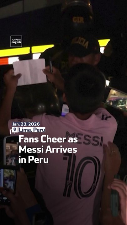 Fans Cheer As Messi Arrives In Peru - video Dailymotion