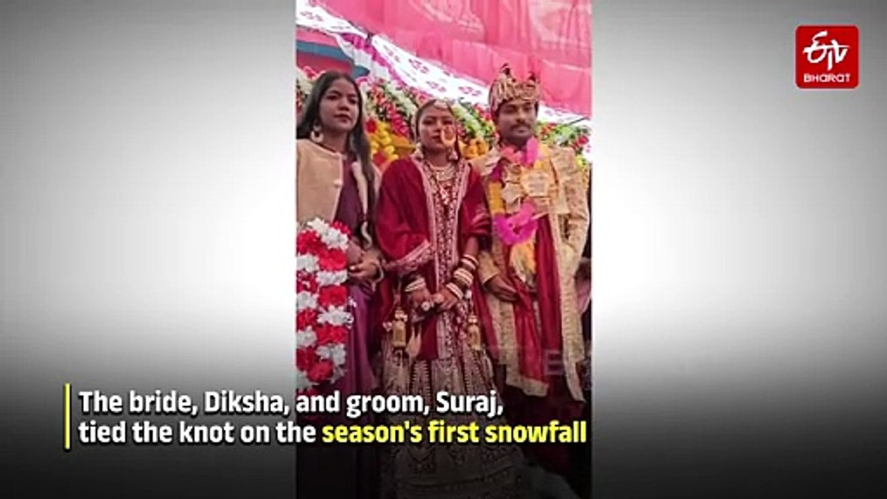 Snowfall Turns Uttarakhand Weddings Into Fairy Tales - video Dailymotion