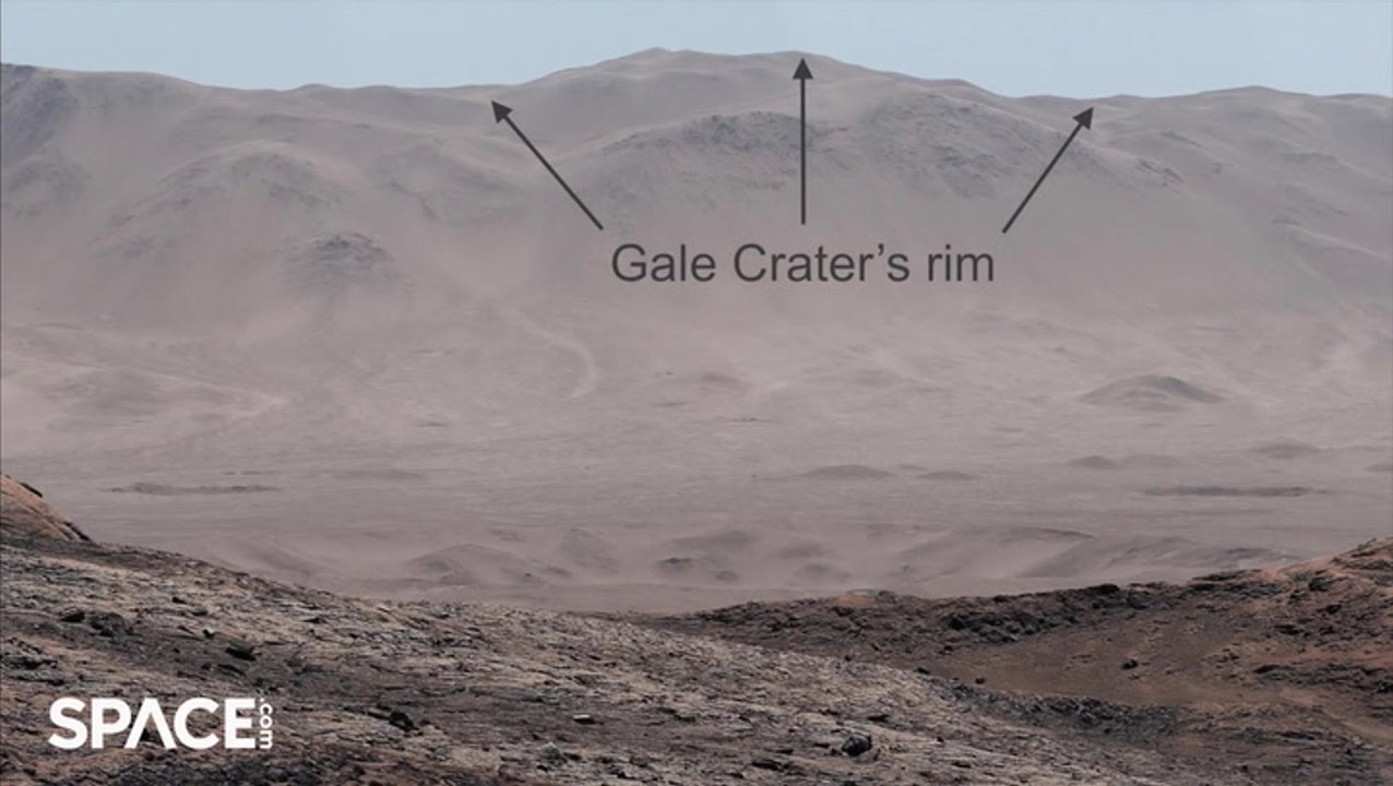 Curiosity Rover On Mars Captures Amazing Panorama Of Gale Crater’s Rim ...