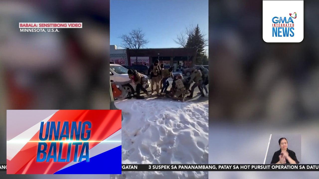 Lalaki, patay matapos pagbabarilin ng U.S. Immgration agent; Dept. of ...