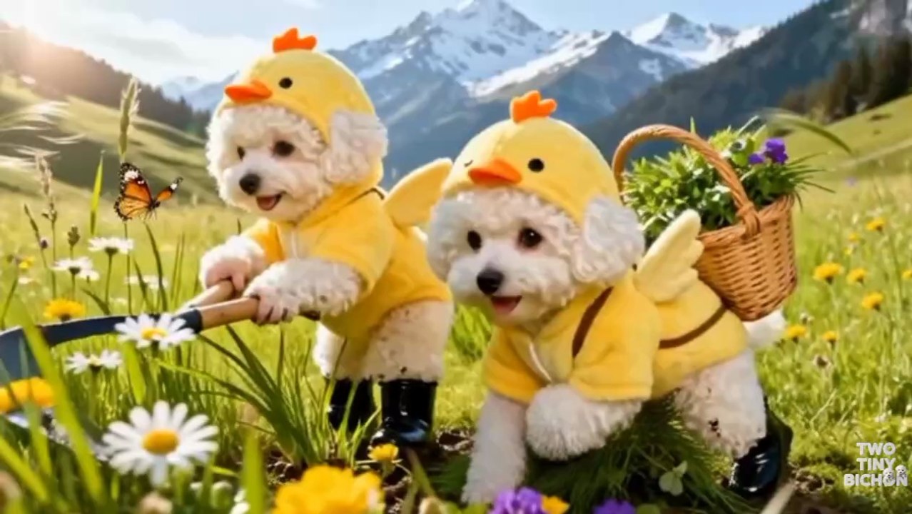 A Day in the Life of Tiny Bichon Puppies 🐶 Full Cozy Adventure” - Video ...