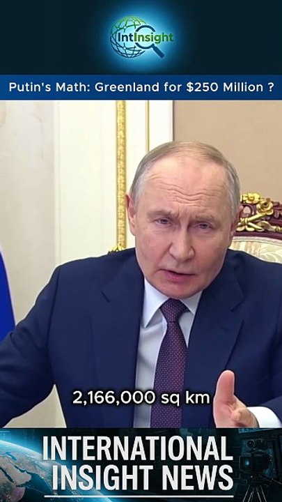 Putin Brings Up Alaska While Discussing Greenland And Prices It - video ...