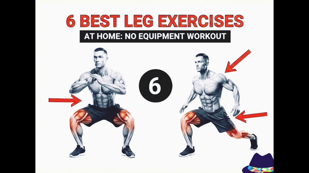 6 Best Leg Exercises to Do at Home: The Ultimate No Equipment Workout ...