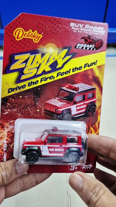 Detsky Fire Rescue Mini ThAR & Jimny Die-Cast Toy Unboxing | Pull-Back ...