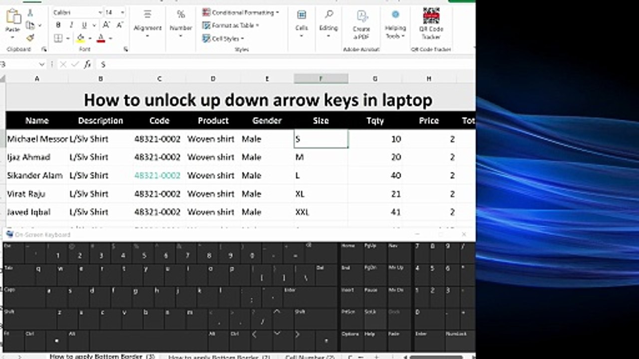 How to unlock up down arrow keys in laptop - video Dailymotion