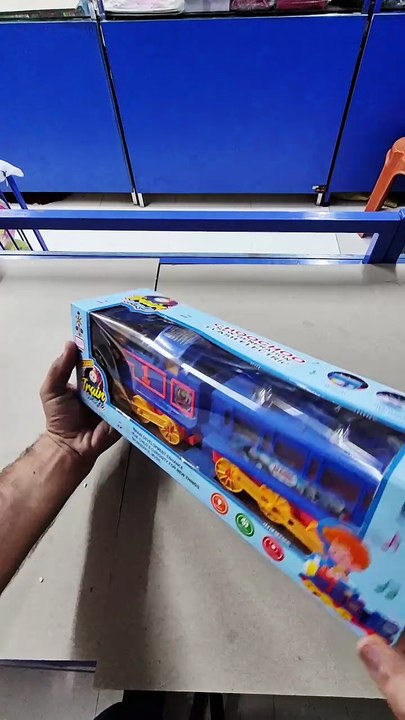 Magic Little Train Engine Toy Unboxing 🚂 | Flashing Lights & Sound ...