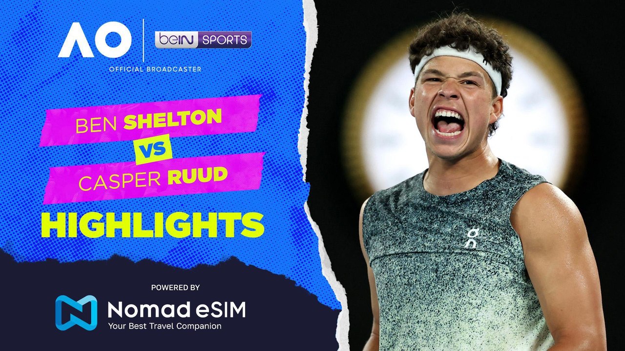 Ben Shelton vs Casper Ruud | Match Highlights | Australian Open 2026 ...