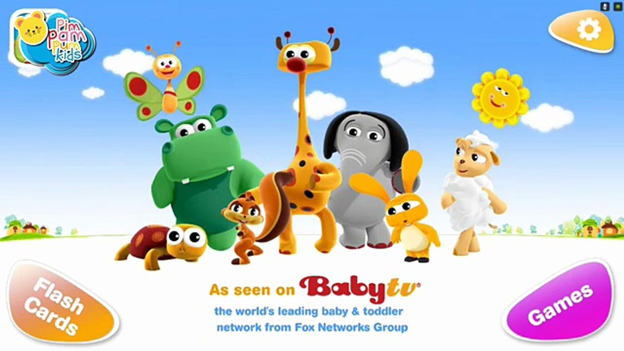 BABY TV Flash Cards fun Learning Games For Kids PimPamPum KIDS HD ...