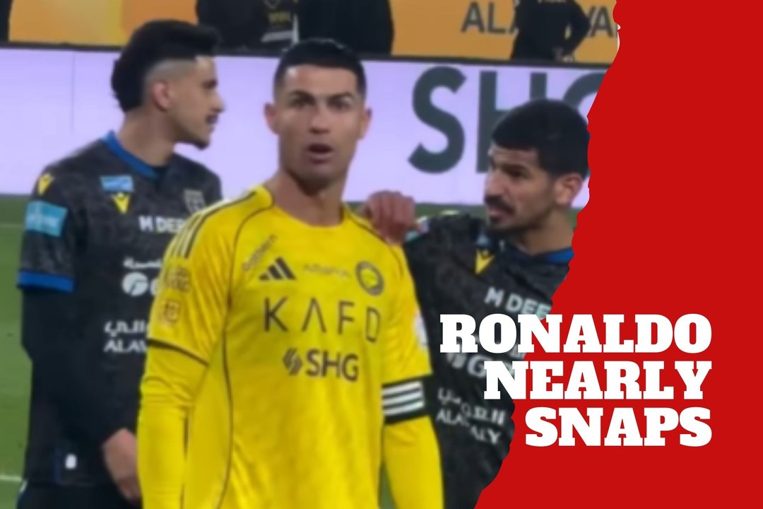 Cristiano Ronaldo loses patience as opponents push him to the limit ...