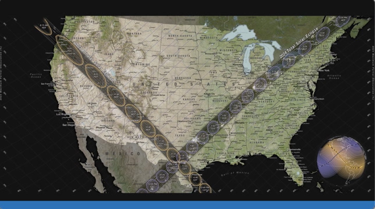2023 & 2024 Solar Eclipses in the USA - video Dailymotion