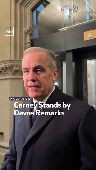 Carney Stands by Davos Remarks - video Dailymotion