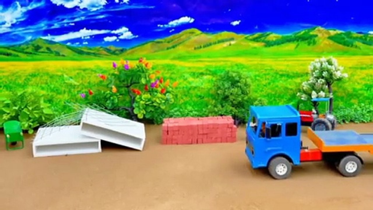 DIY Mini Truck Builds Strong Cement part4Bridge | Creative Engineering ...